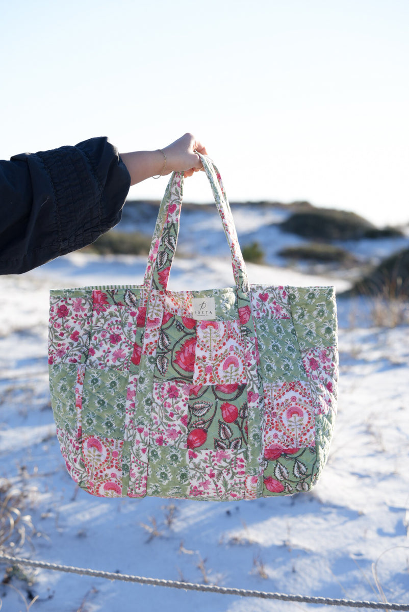 Meadow Patchwork Tote – Poeta